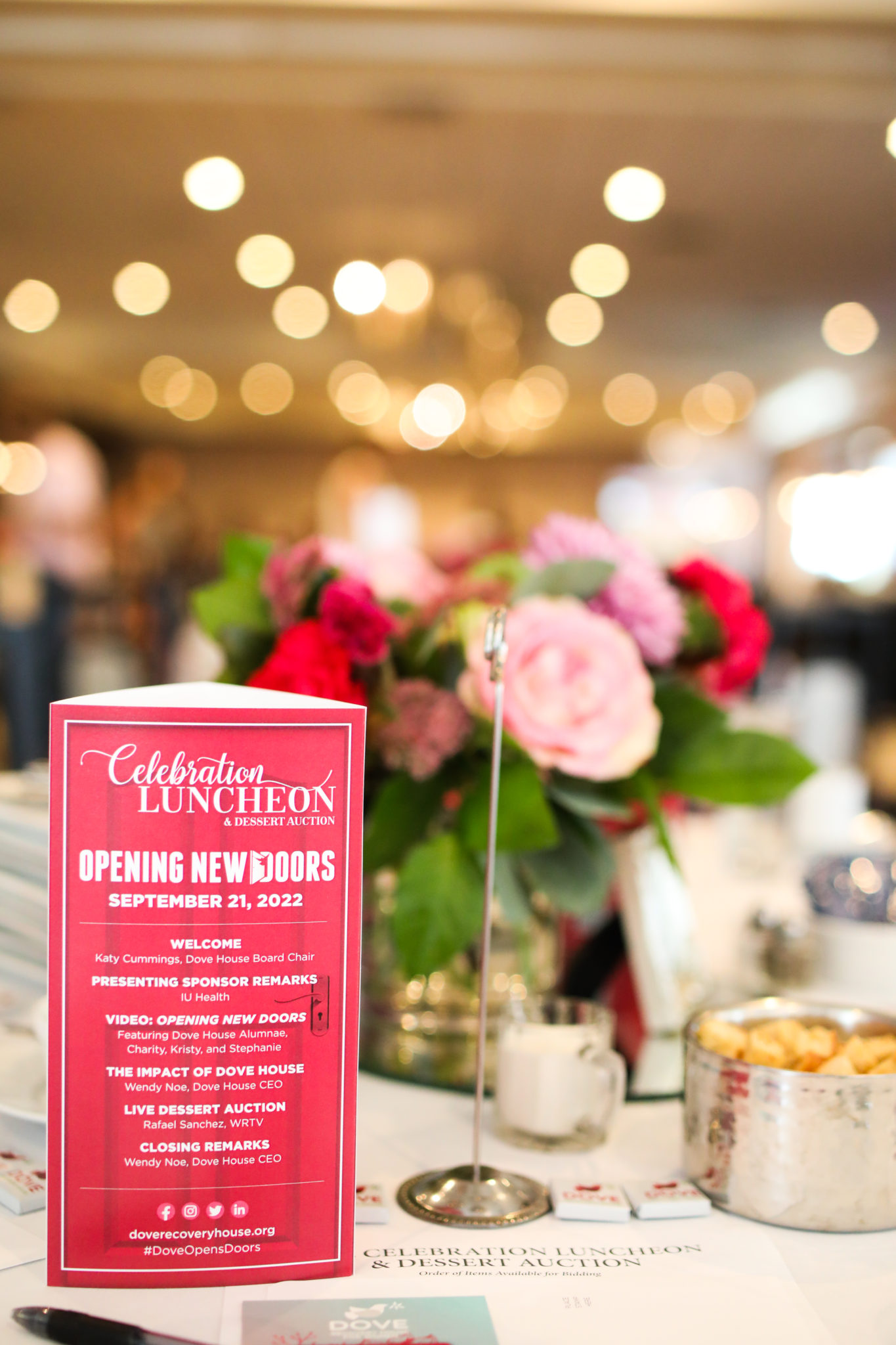 Another Successful Celebration Luncheon & Dessert Auction – Dove ...